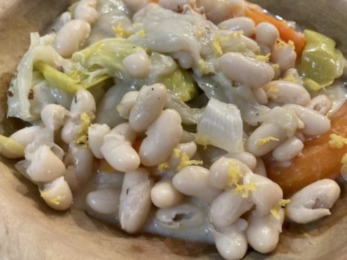 Blanquette végétarienne de haricots blancs légère et saine